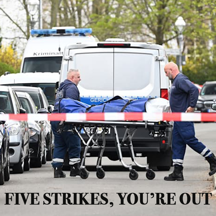 Five Strikes, You're Out :: SteynOnline